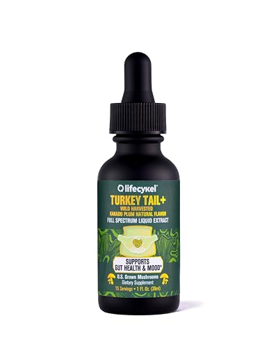 Turkey Tail mushroom digestive health supplement
