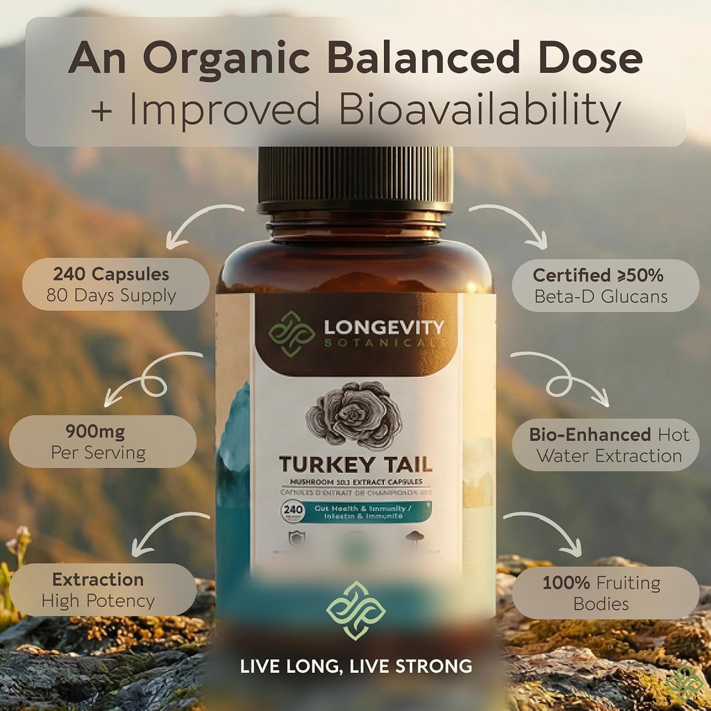 turkey tail mushroom extract 900 mg
