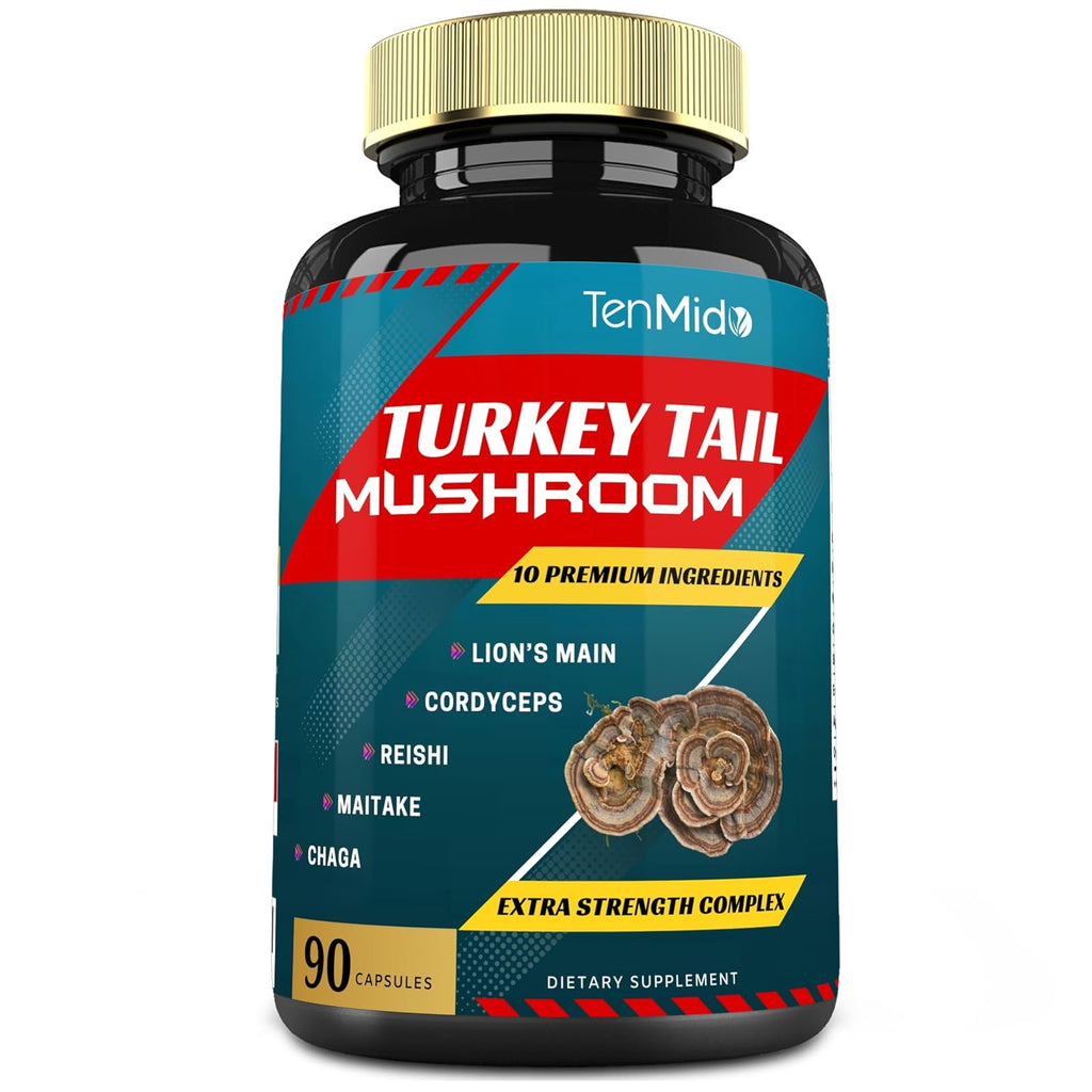 Turkey Tail mushroom extract capsules