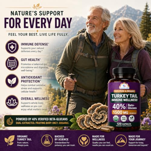 Turkey Tail mushroom extract for wellness