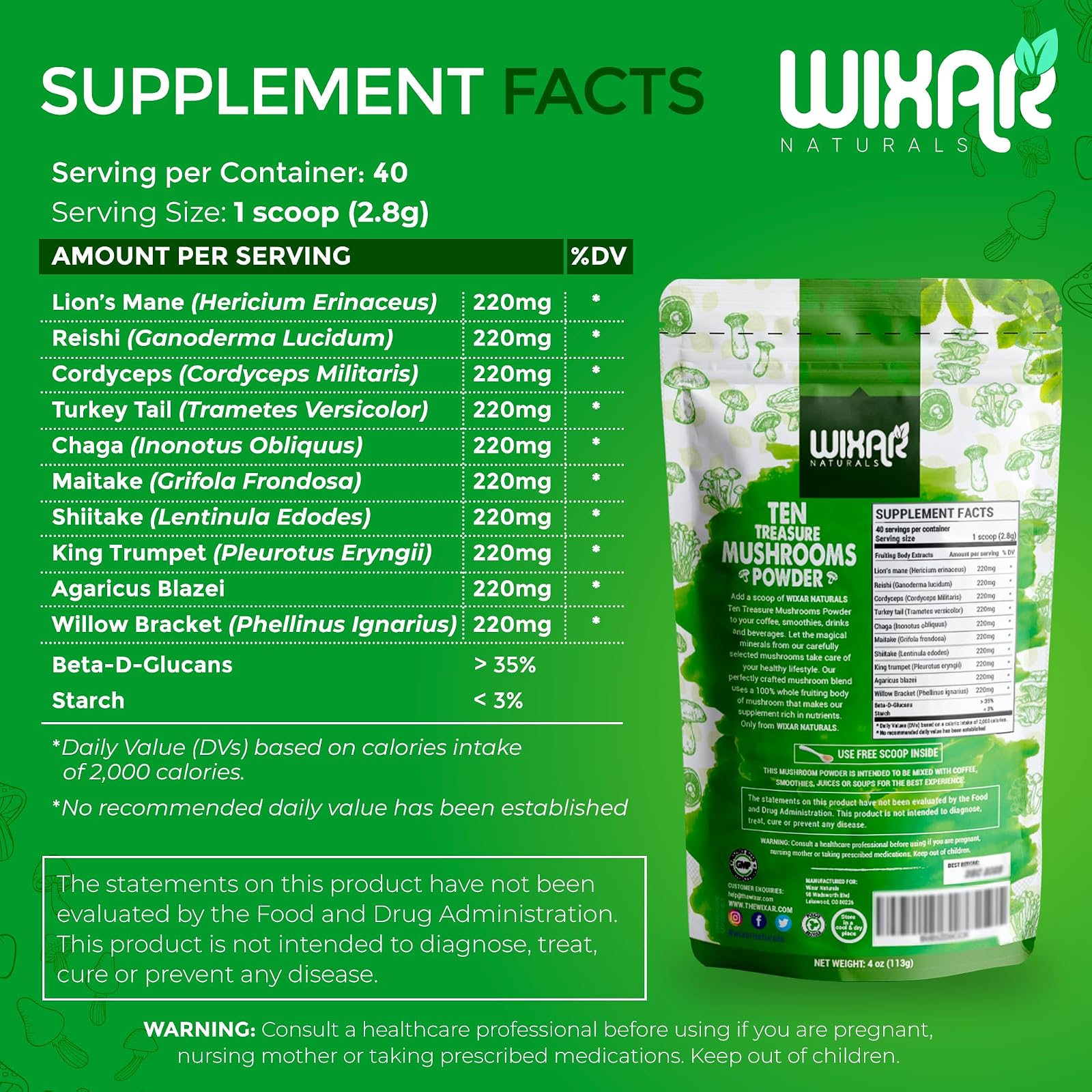Turkey tail mushroom extract uses