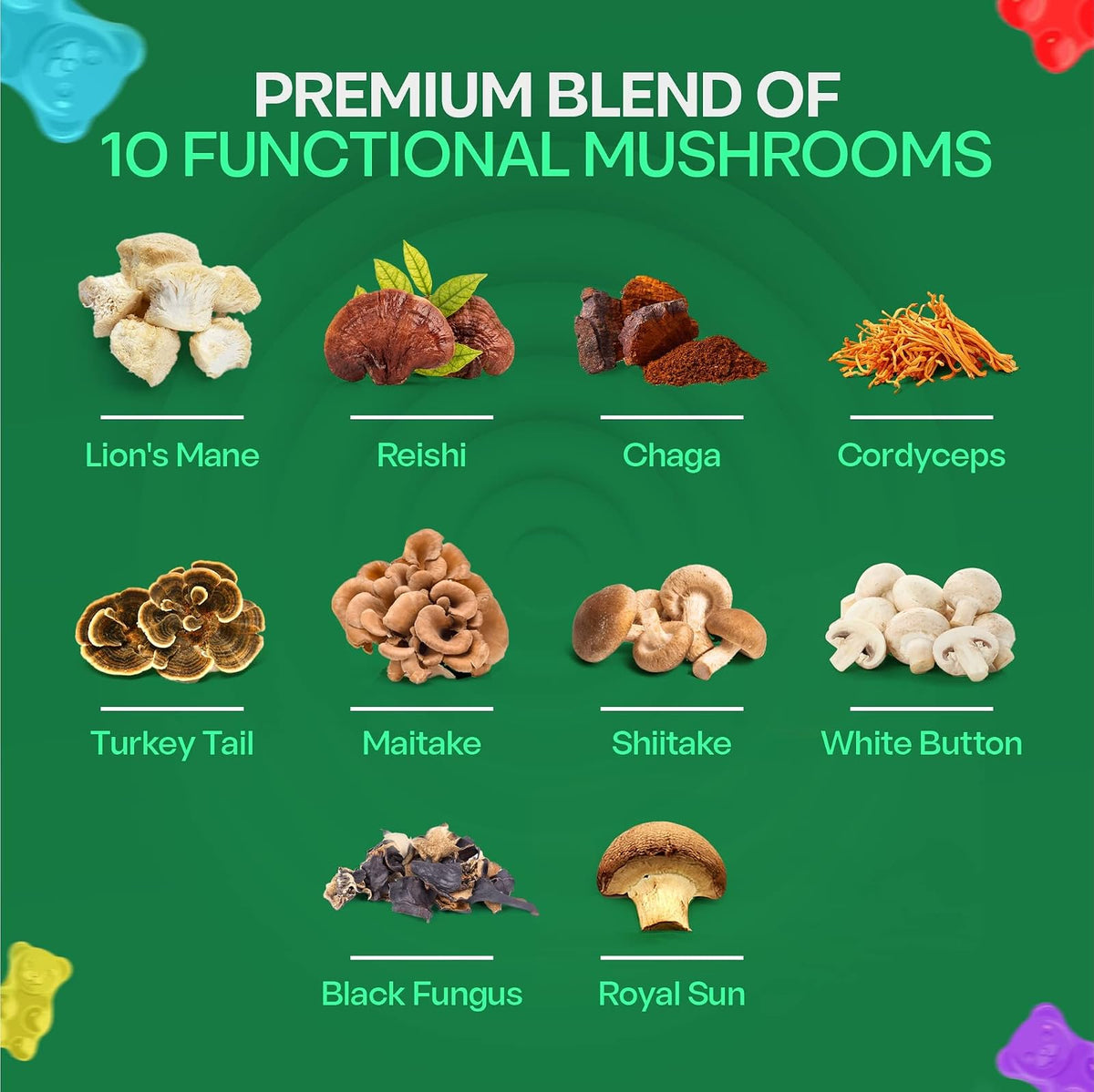 turkey tail mushroom gummies for immunity