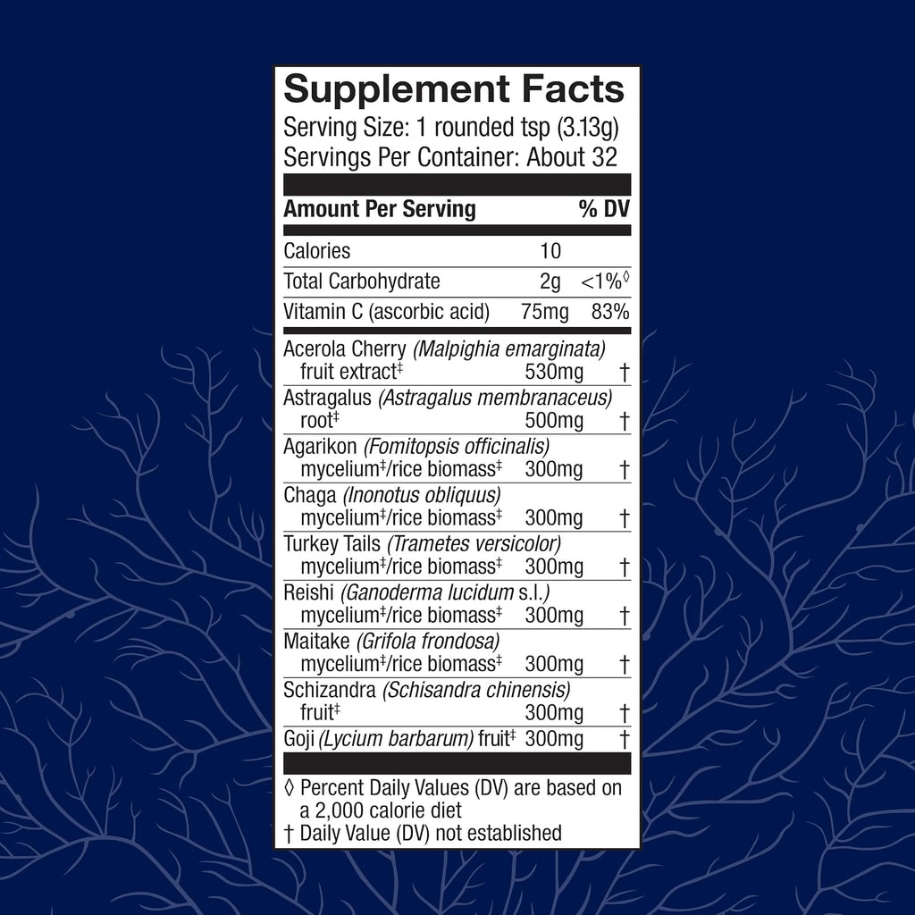 Turkey tail mushroom immune support supplement