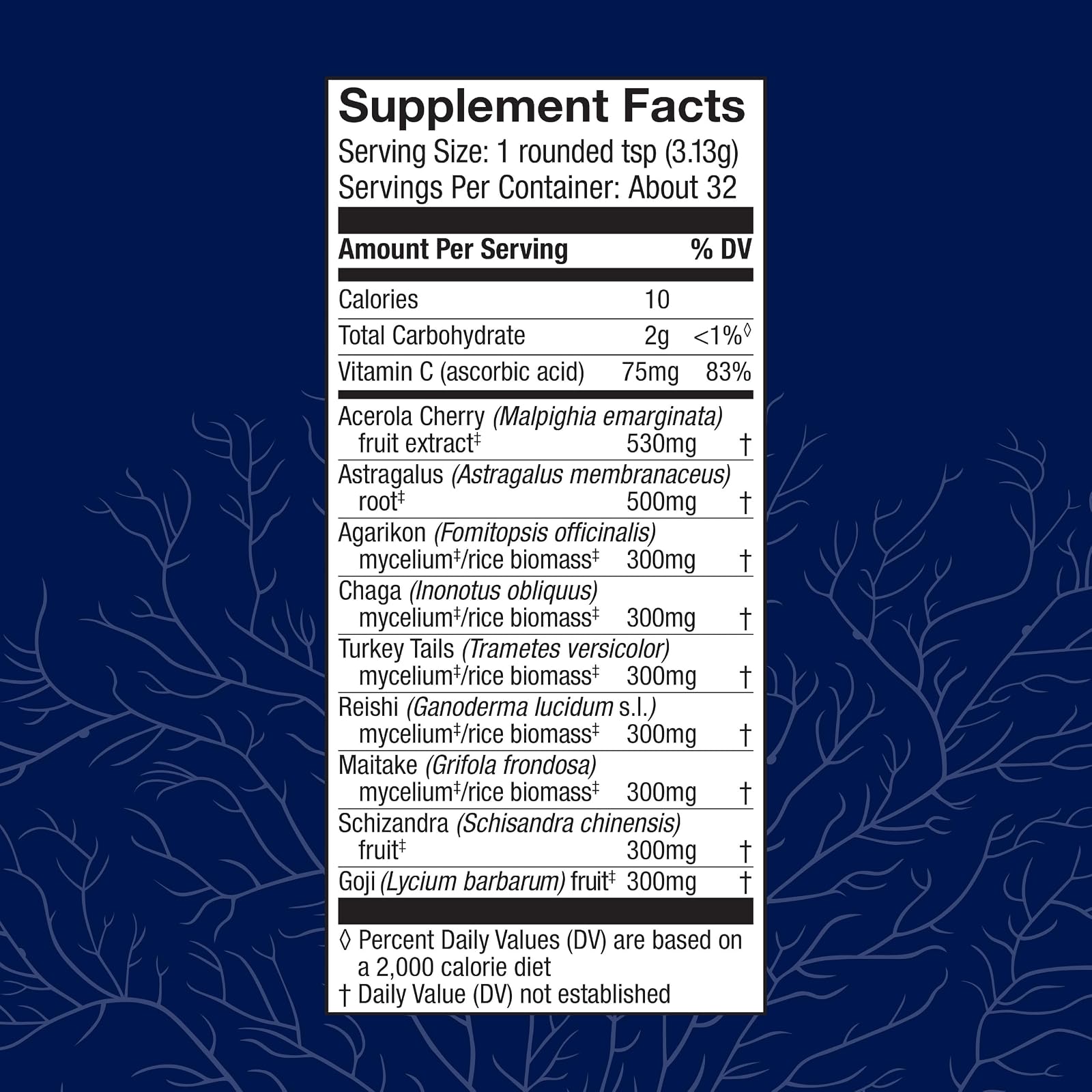 Turkey tail mushroom immune support supplement