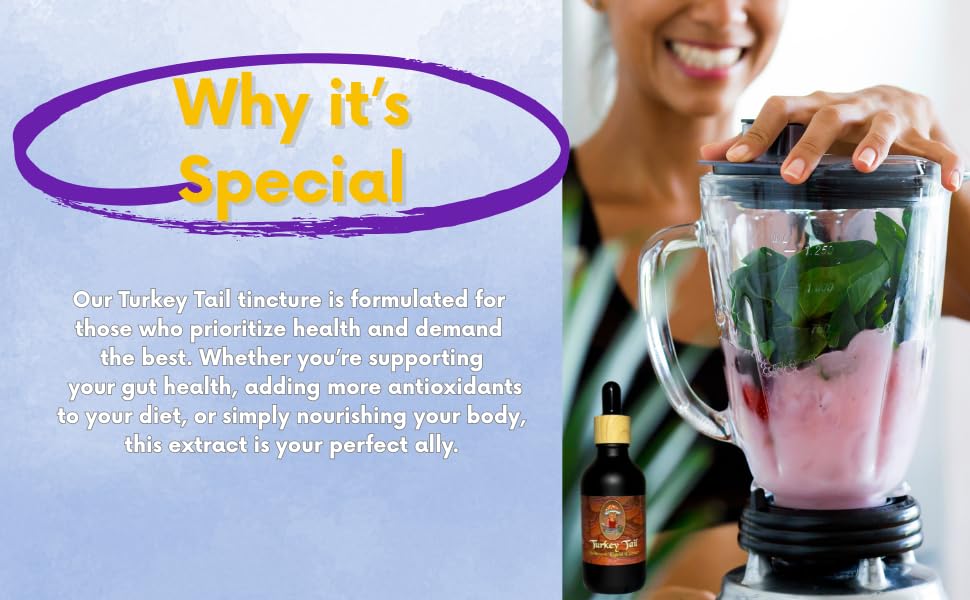 Turkey Tail mushroom liquid supplement