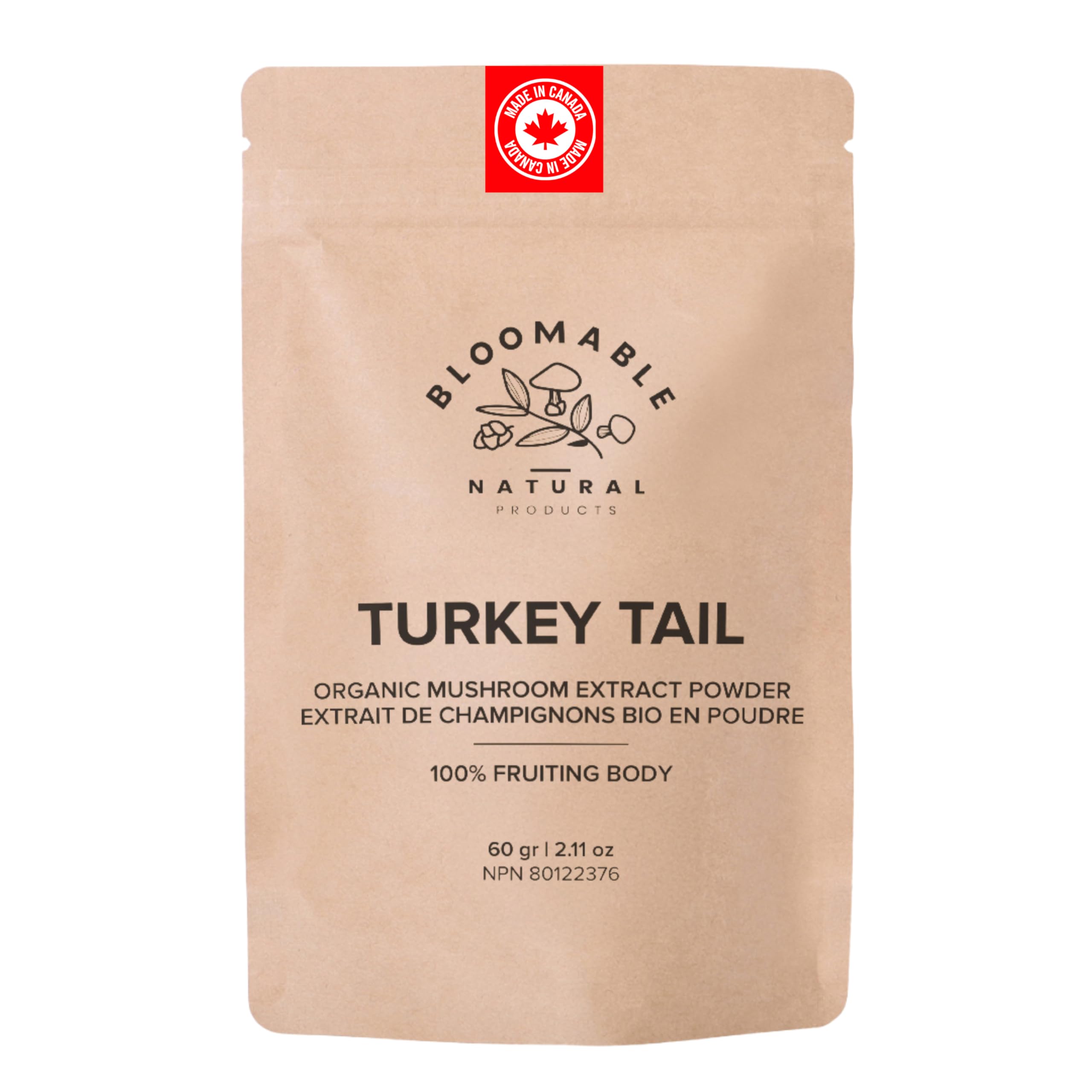 Turkey Tail mushroom powder for immunity