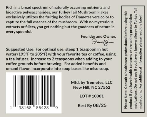 Turkey Tail mushroom powder for vitality