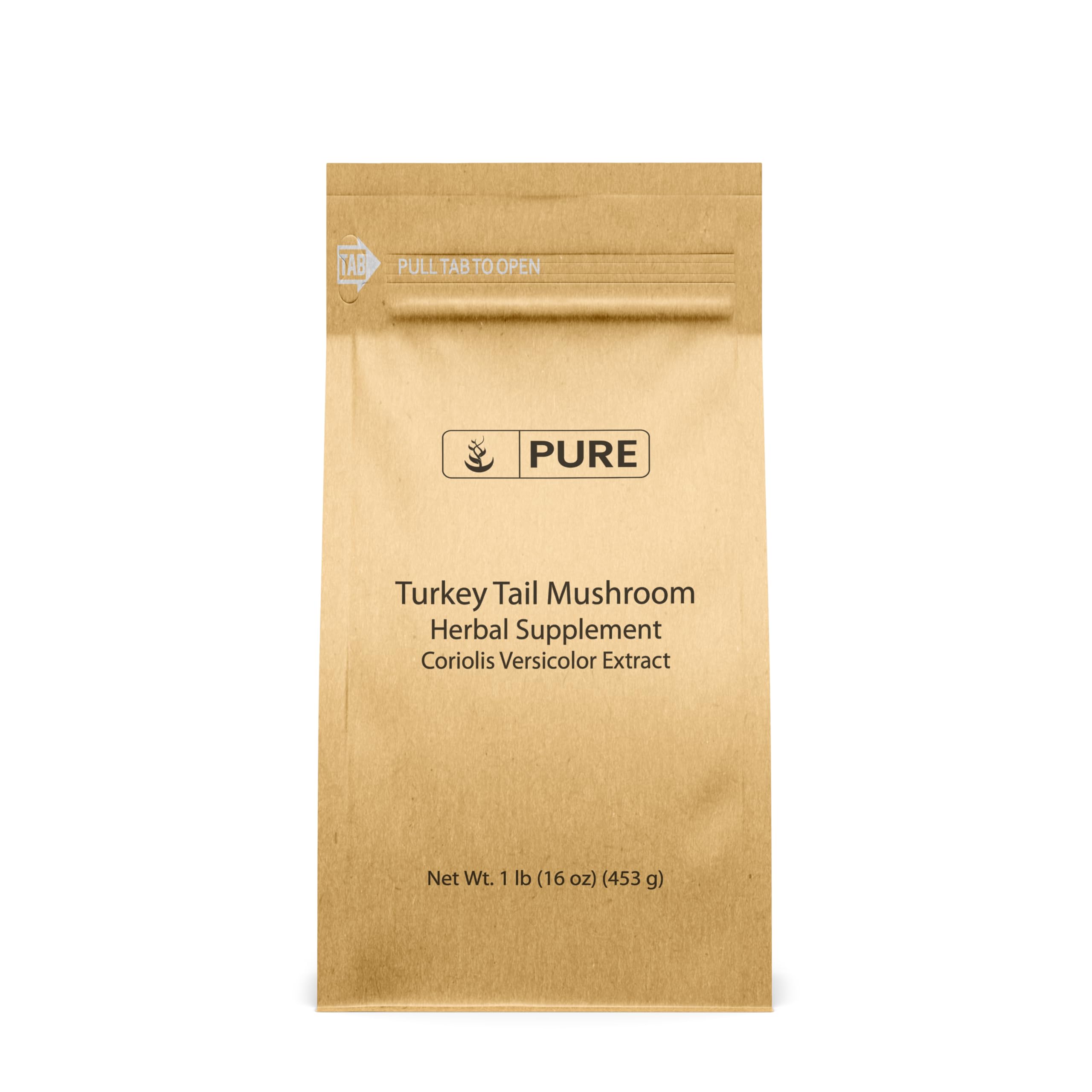 Turkey tail mushroom powder supplement
