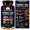 Turkey Tail mushroom supplement for immunity