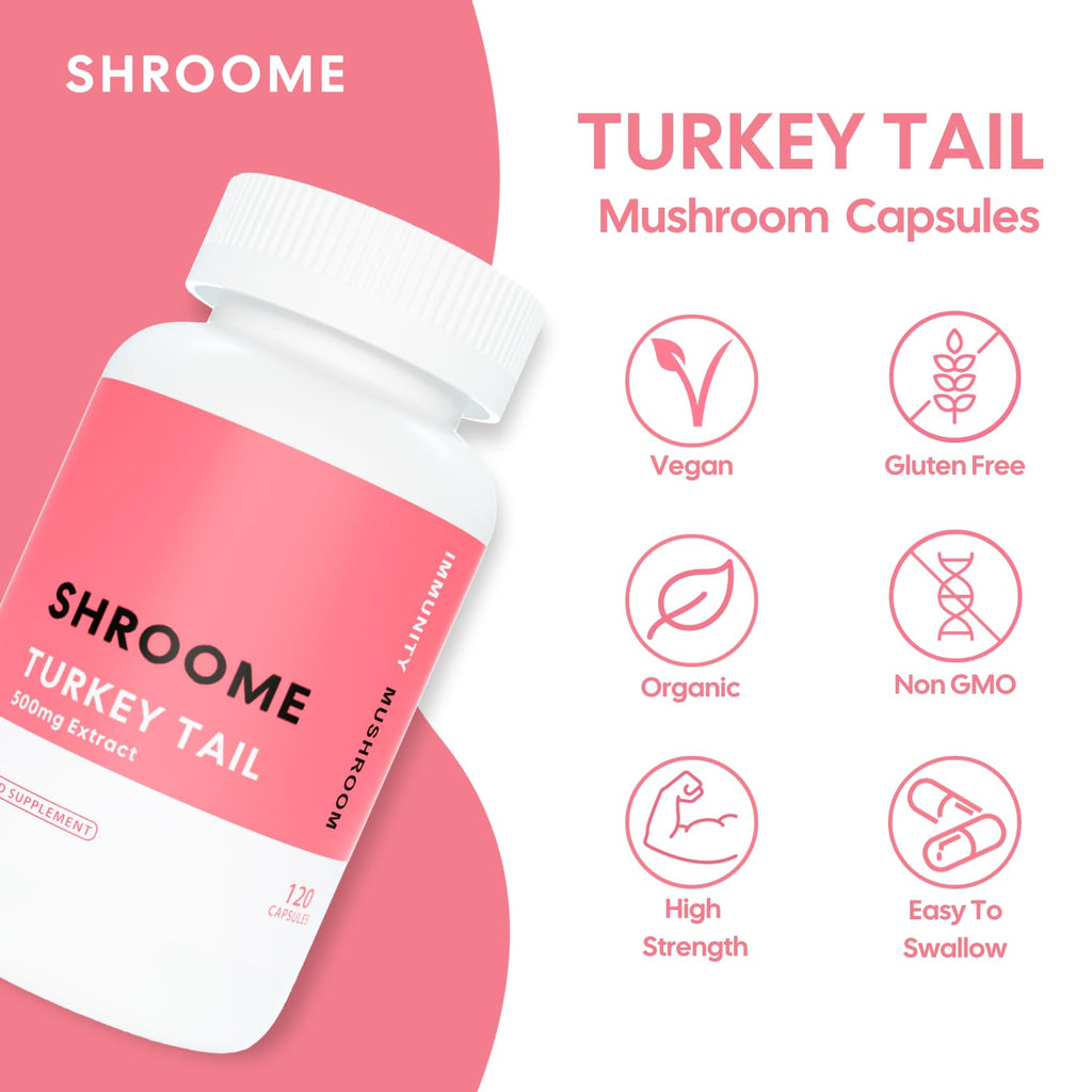 Turkey Tail mushrooms for digestive health