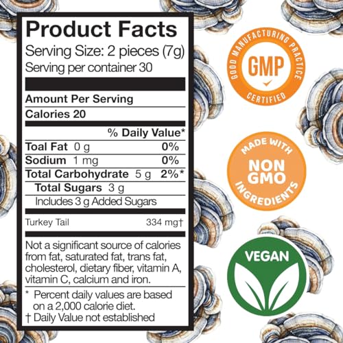 Turkey Tail mushrooms for digestive health