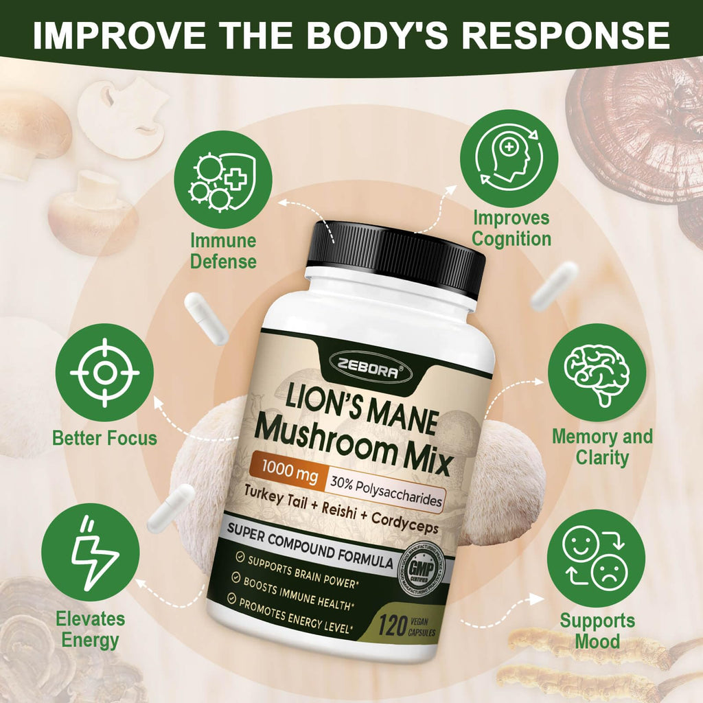 Turkey Tail mushrooms for digestive health