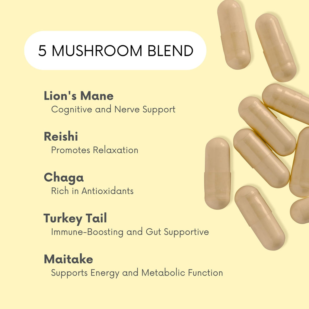 Turkey Tail mushrooms for gut health