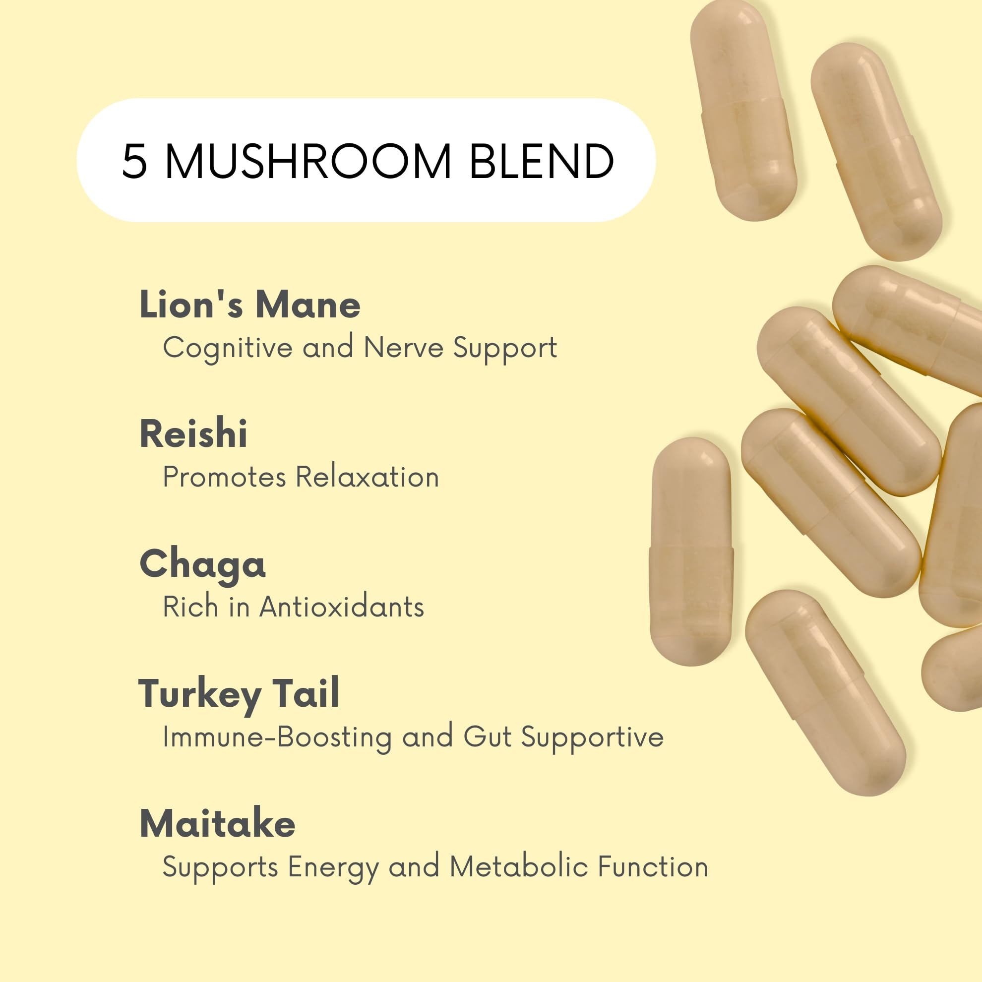 Turkey Tail mushrooms for gut health