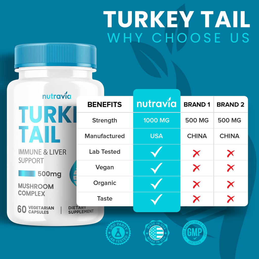 Turkey Tail mushrooms for gut health