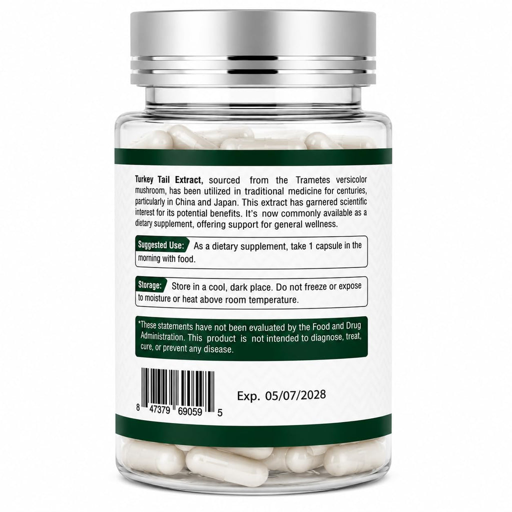 Turkey Tail mushrooms for immune boost