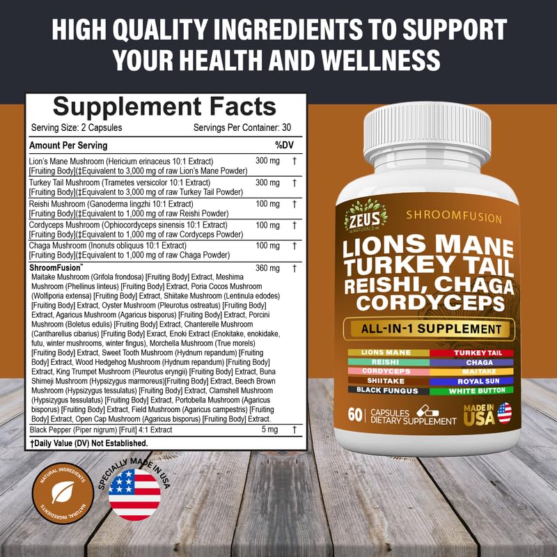 Turkey Tail mushrooms for immune boost