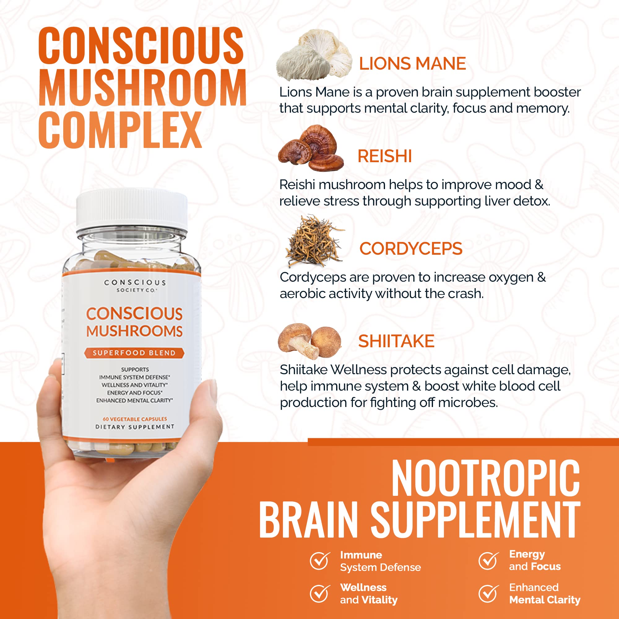 Turkey Tail mushrooms for natural support