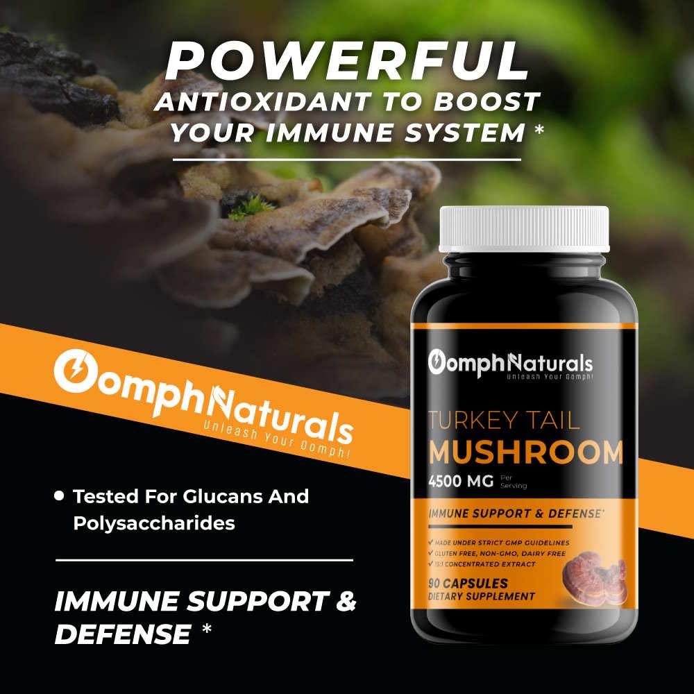 Turkey Tail mushrooms for overall health