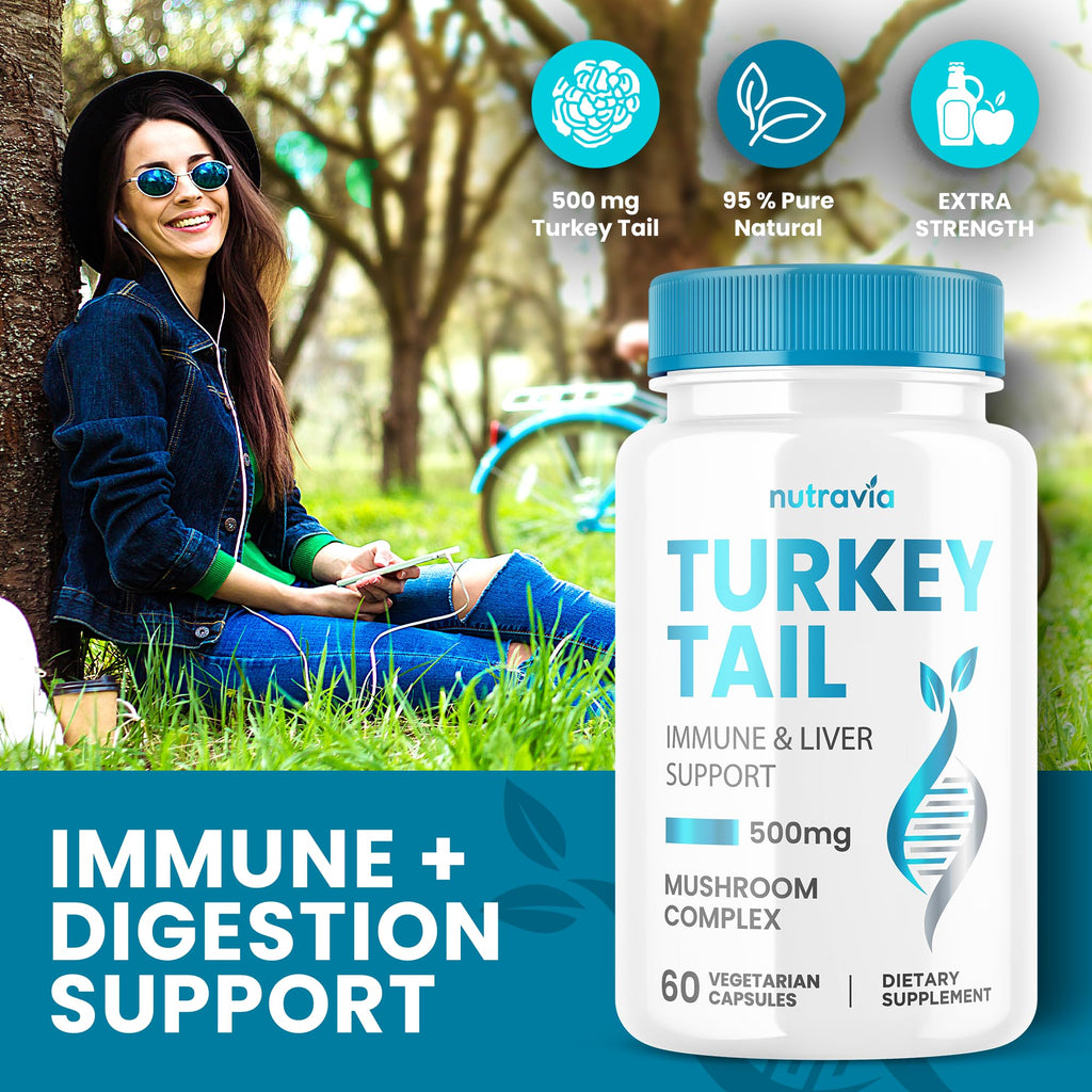 Turkey Tail mushrooms for overall wellness
