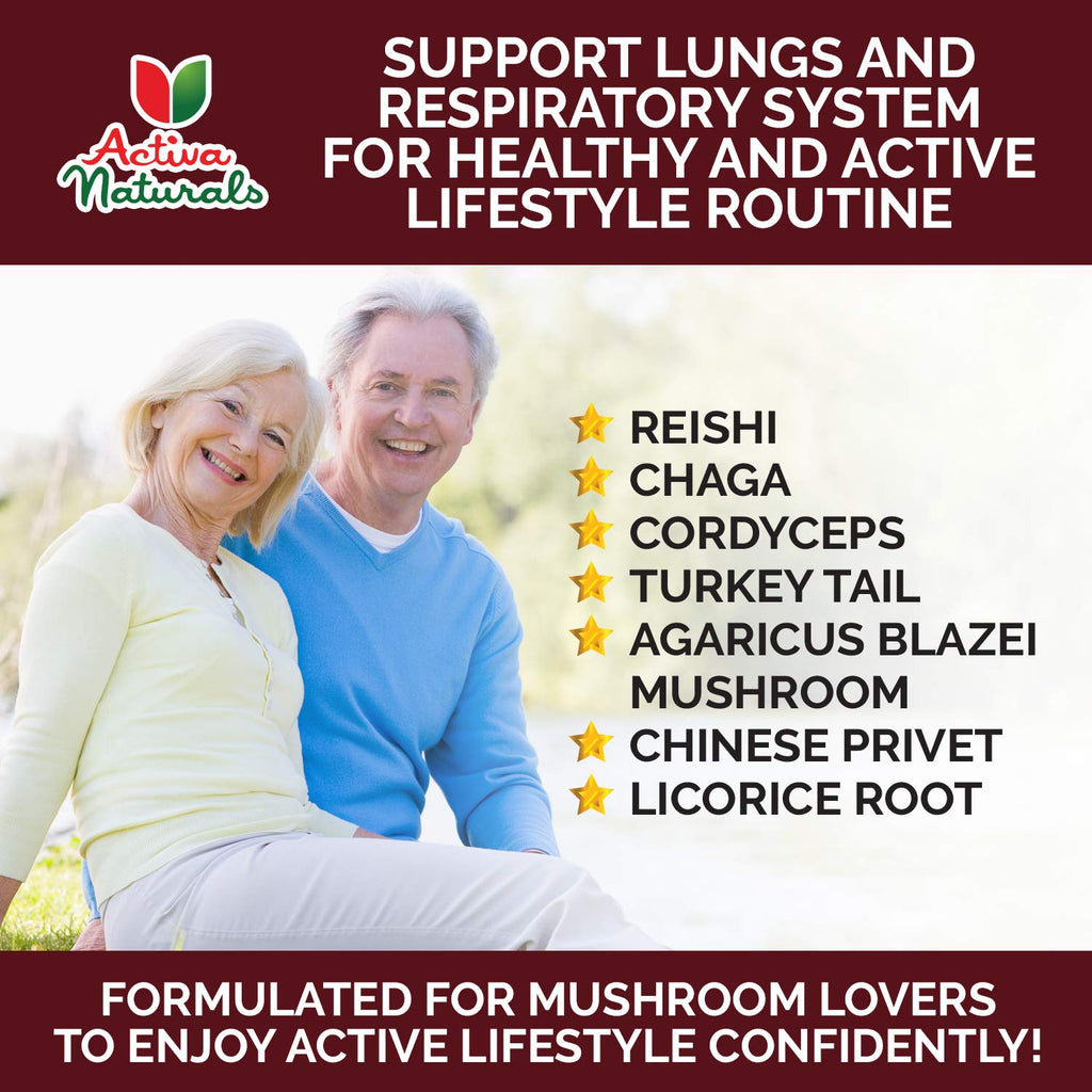 Turkey Tail mushrooms for vitality
