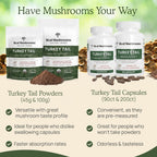 Turkey Tail mushrooms for vitality
