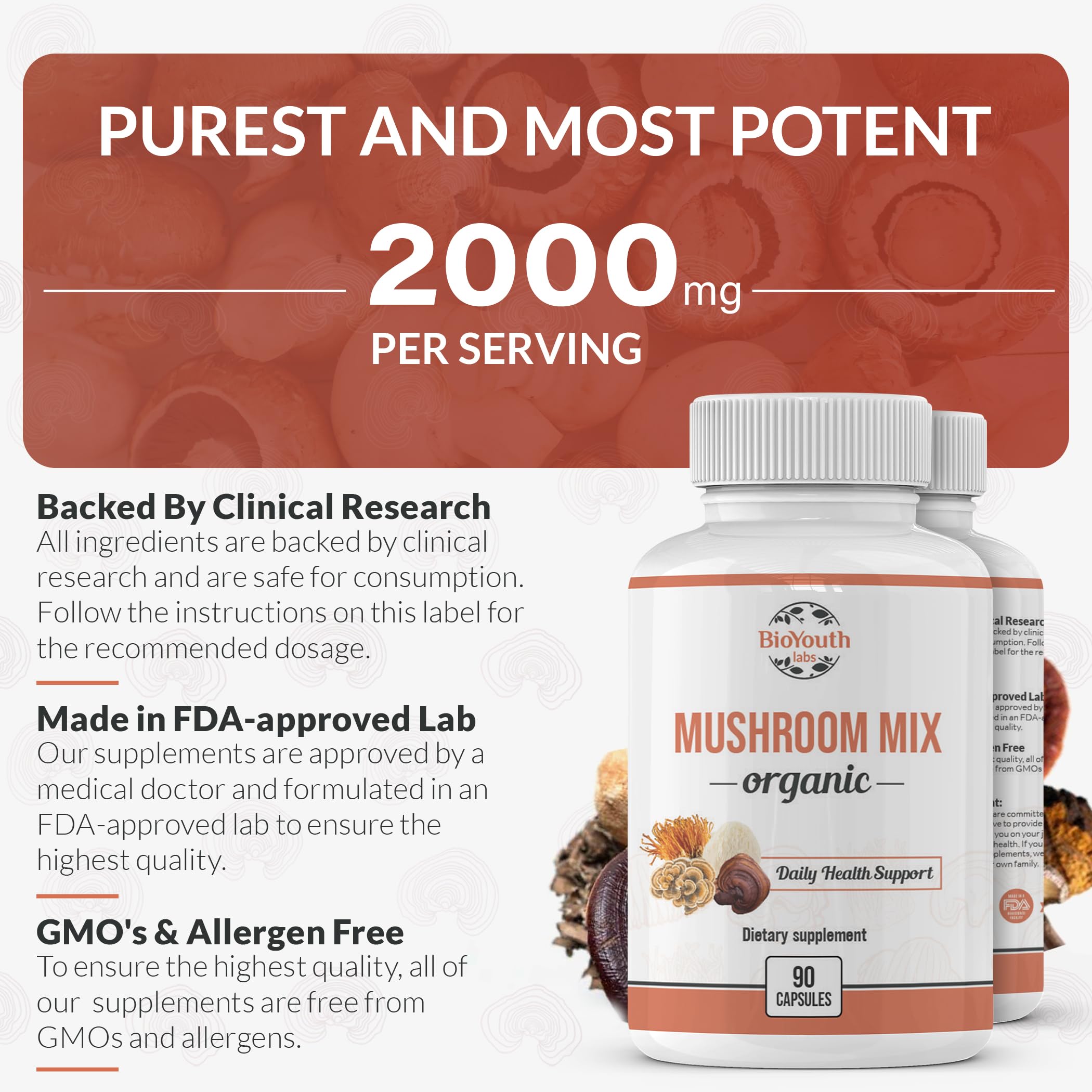 Turkey Tail mushrooms for wellness