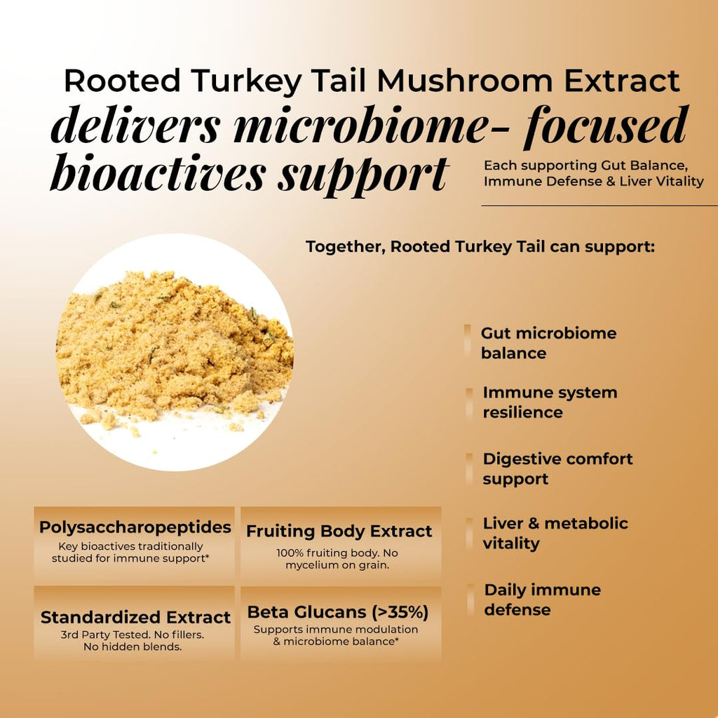 turkey tail mushrooms for wellness