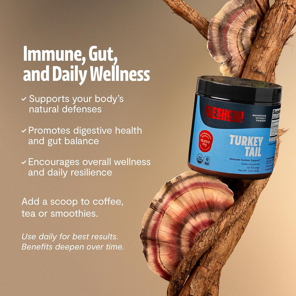 turkey tail powder for gut health