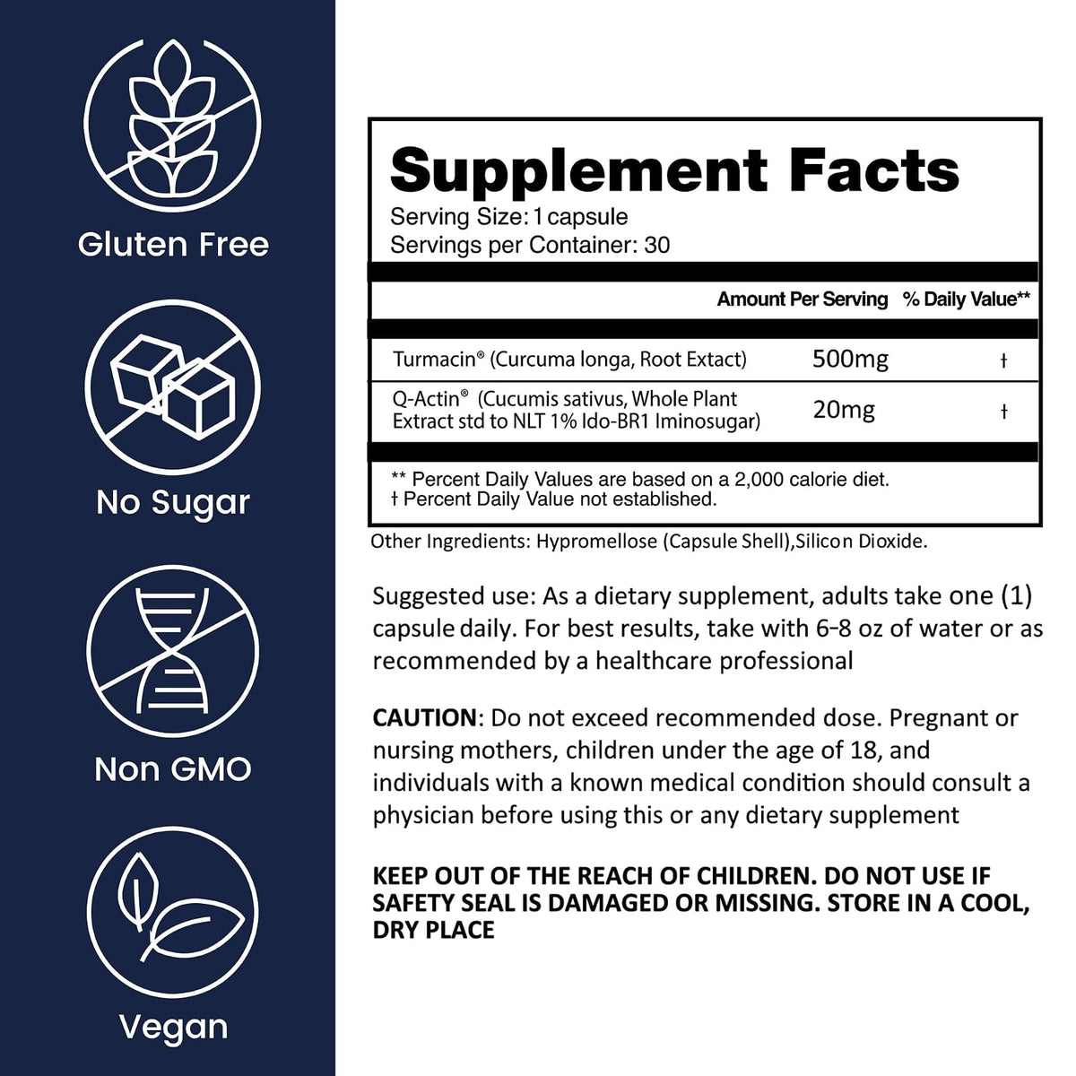 Turmeric 500 mg for overall health benefits