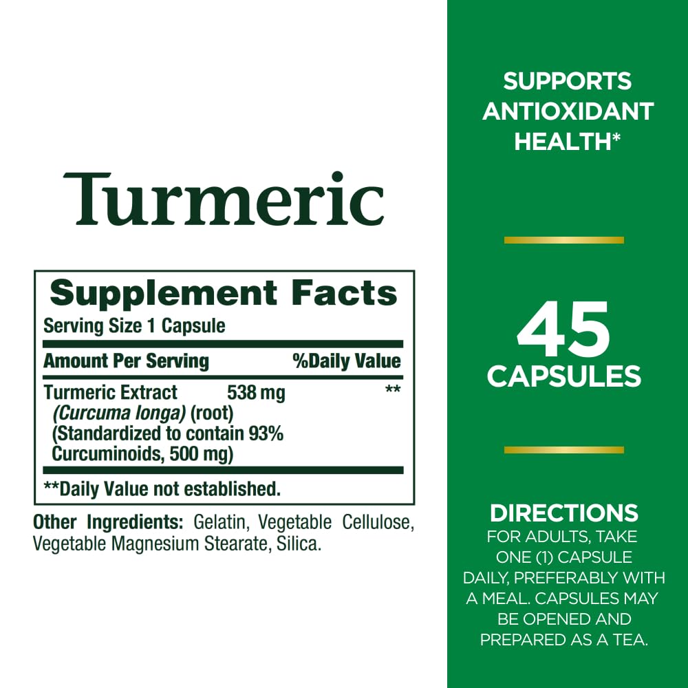 Turmeric 538 mg for joint support
