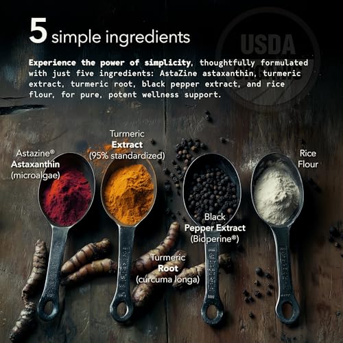 Turmeric and astaxanthin for eye health