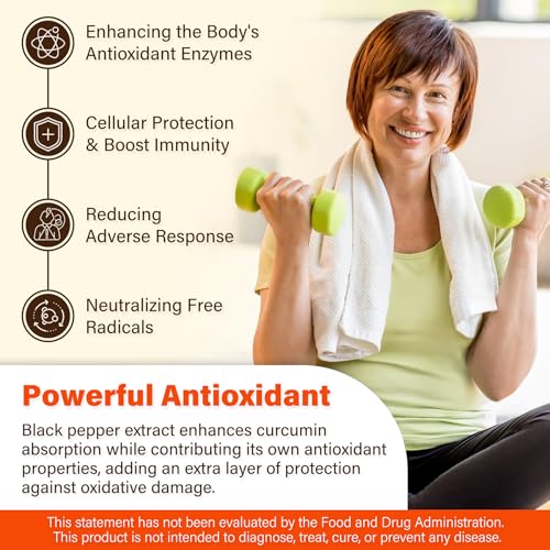 turmeric and black pepper antioxidant