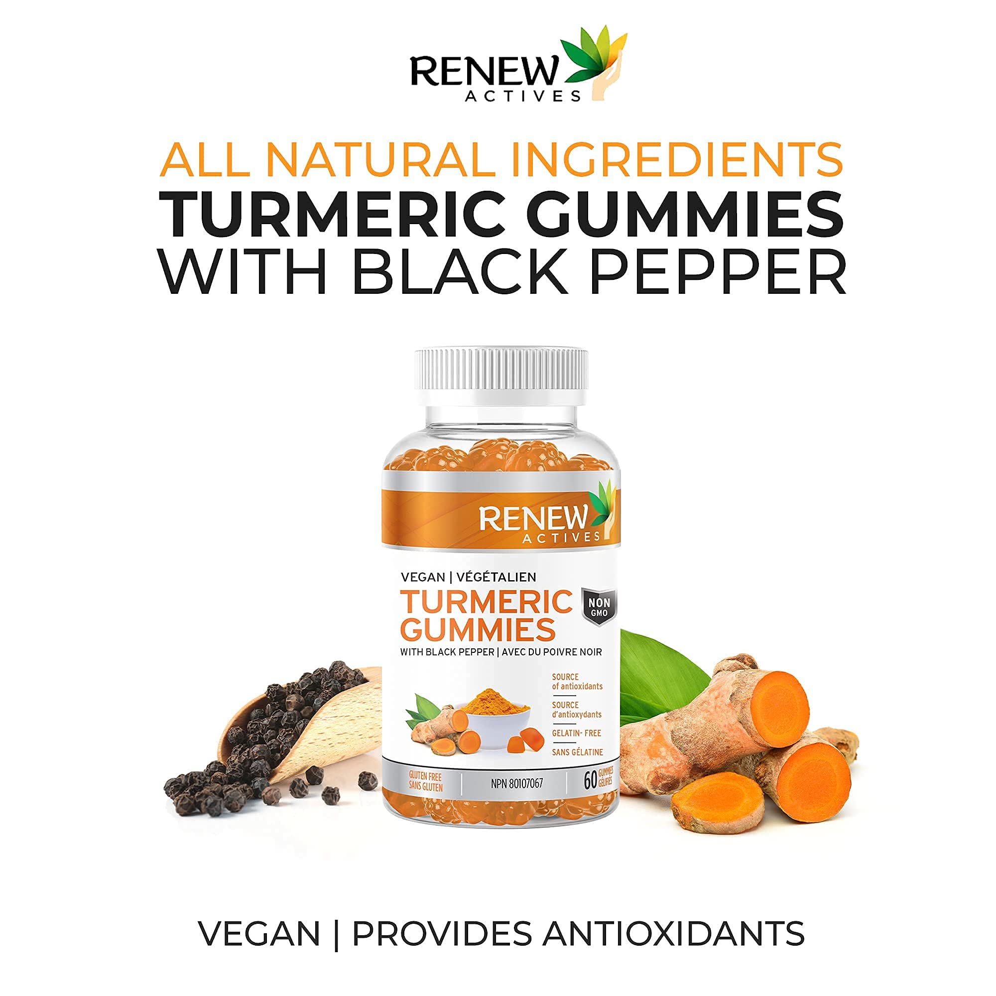 Turmeric and black pepper for better health
