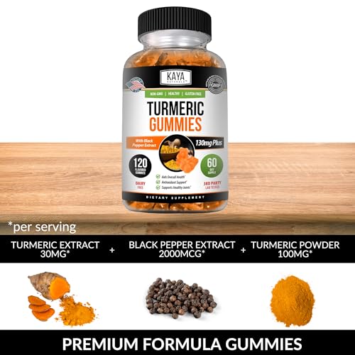 Turmeric and black pepper for enhanced absorption