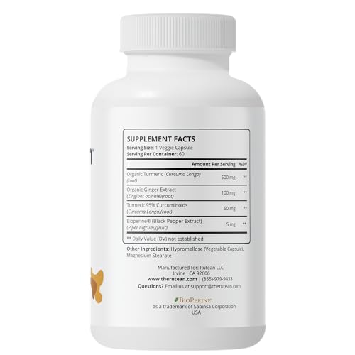 turmeric and black pepper supplement capsules