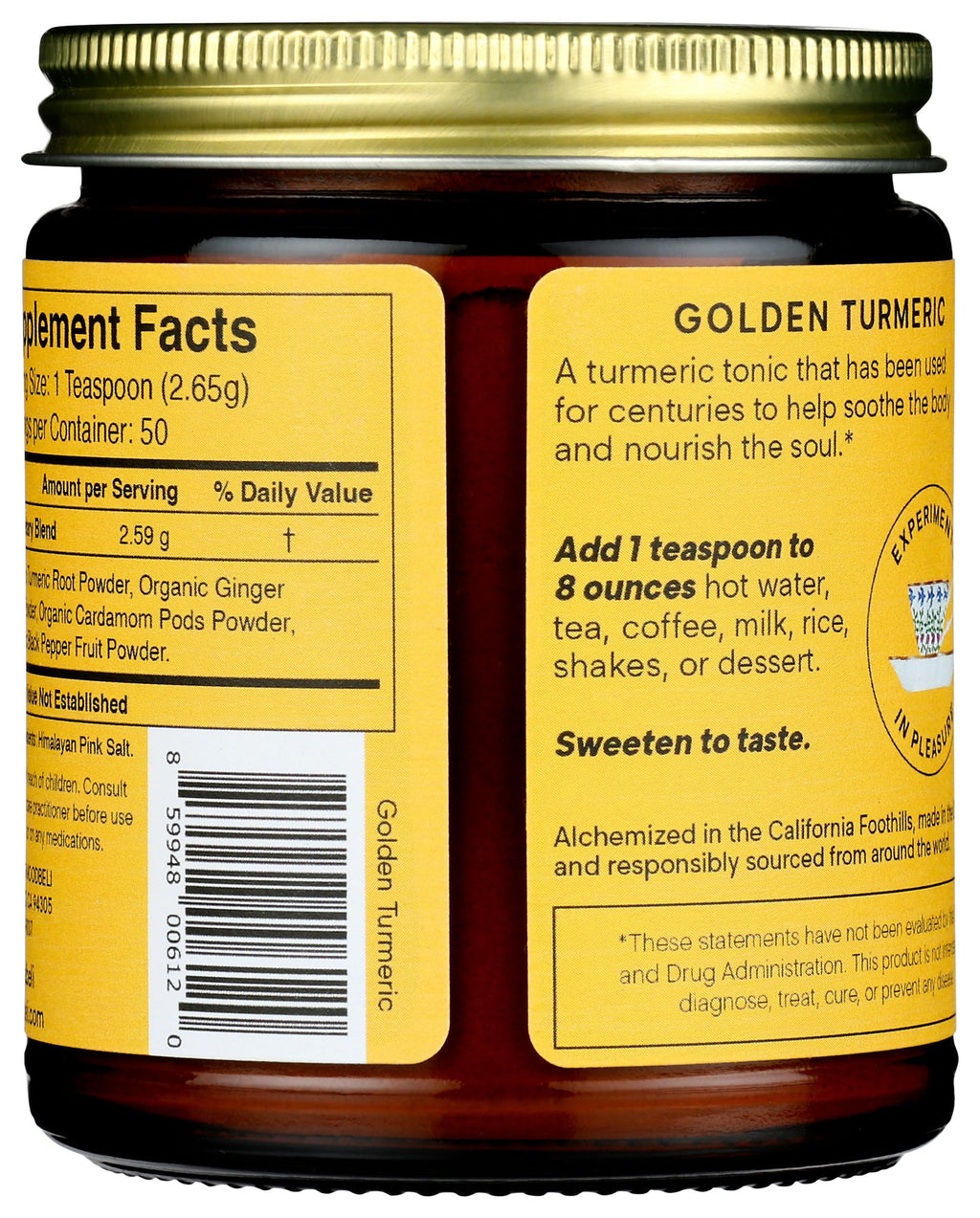 turmeric and black pepper supplement