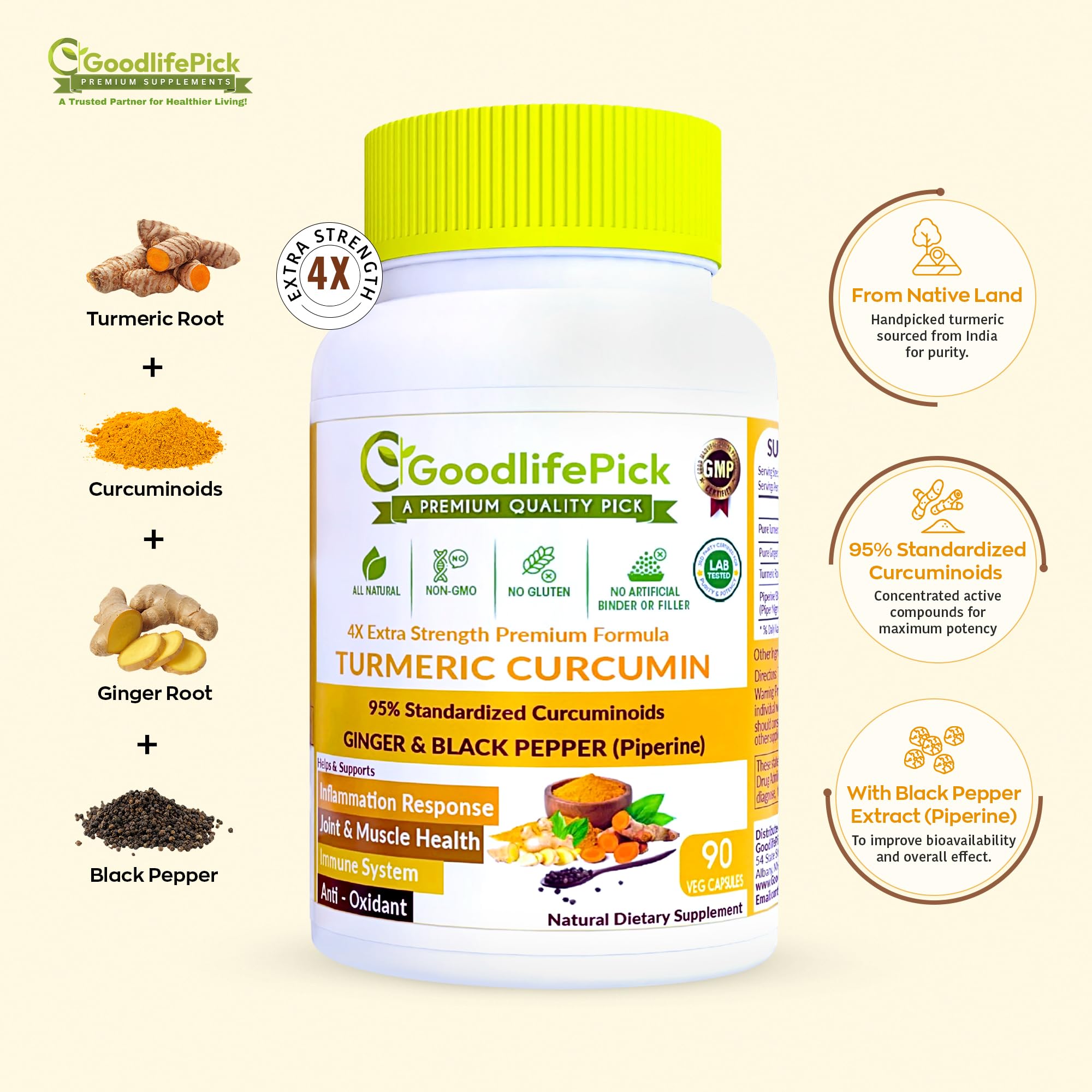 turmeric and black pepper supplement