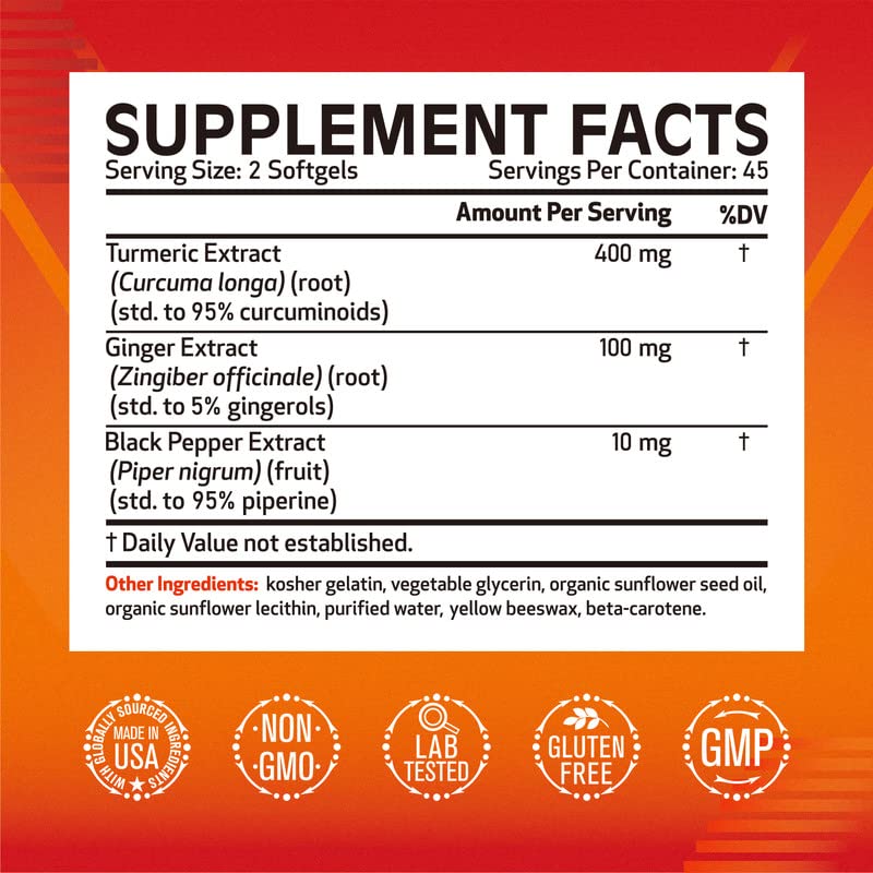 turmeric and black pepper supplement