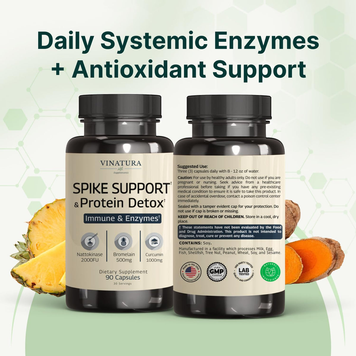 Turmeric and bromelain for joint support