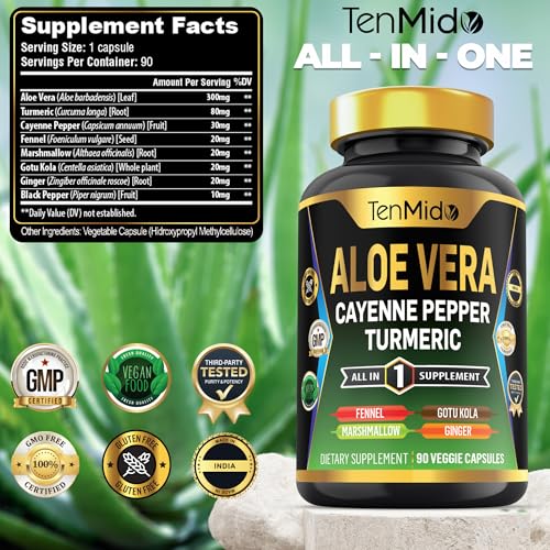turmeric and cayenne aloe vera blend