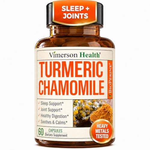 turmeric and chamomile relaxation support