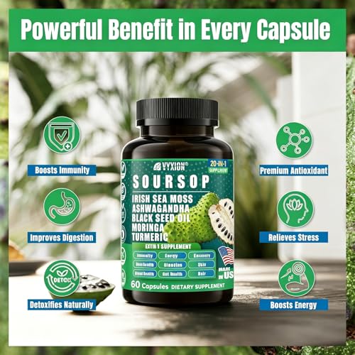 Turmeric and curcumin with Soursop extract