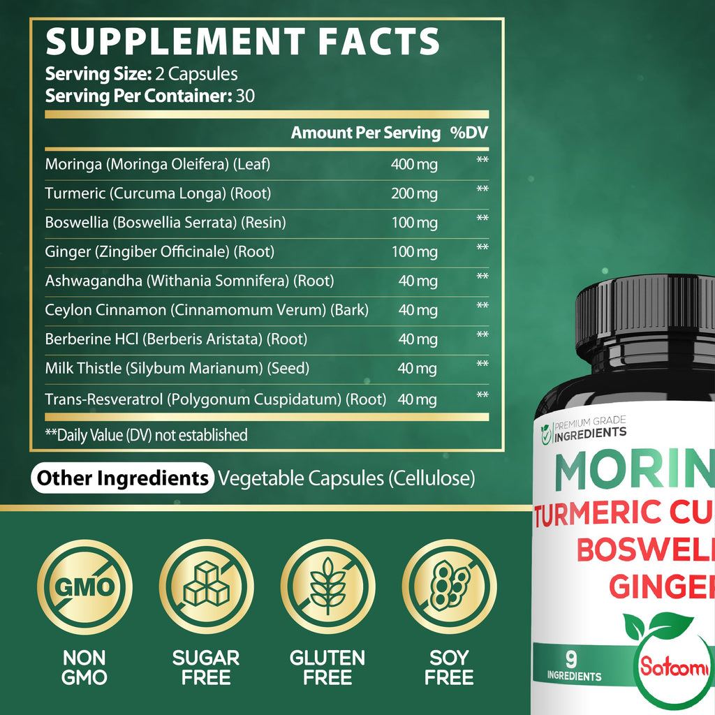 Turmeric and ginger blended vitamins
