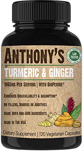 turmeric and ginger capsules for vitality