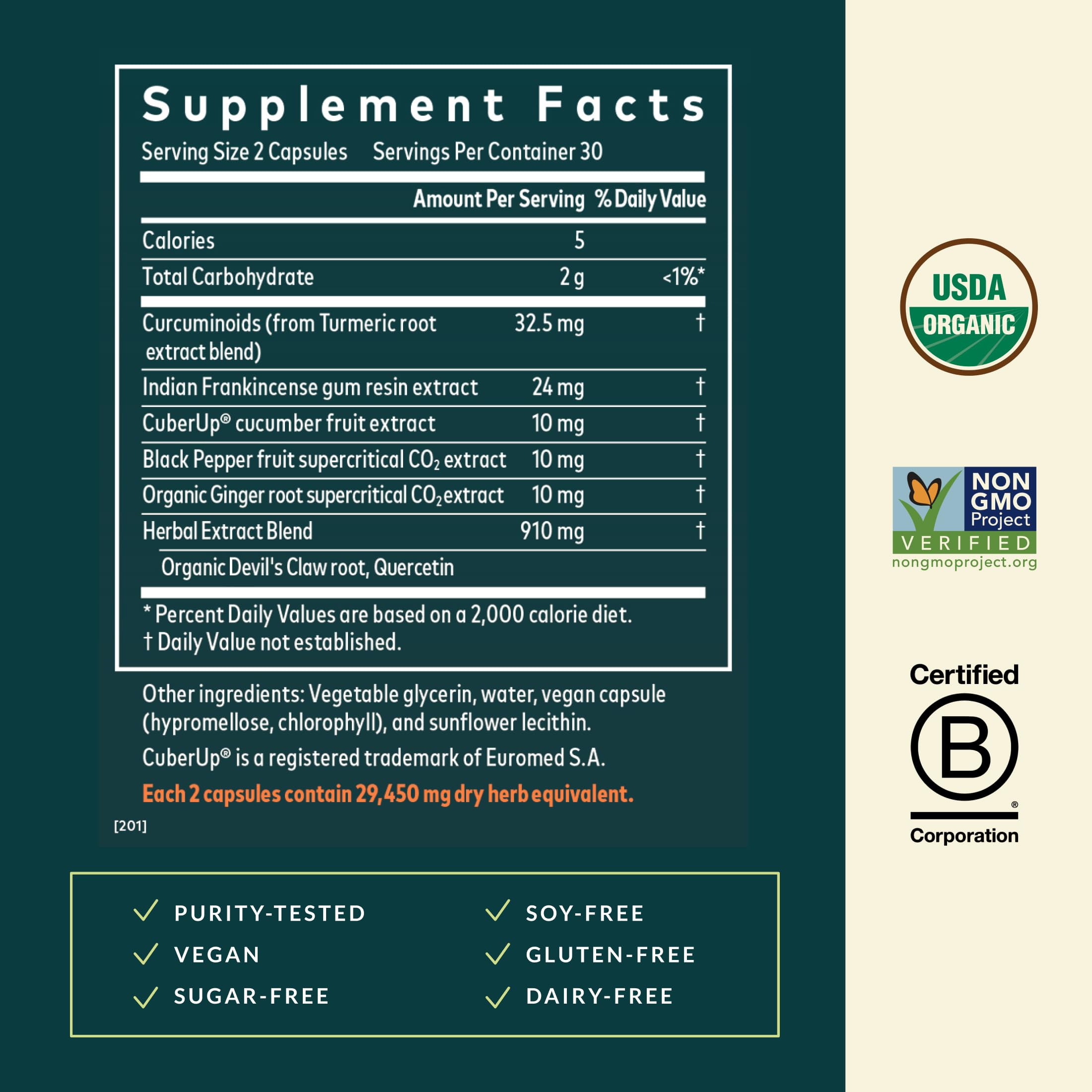 turmeric and ginger root blend