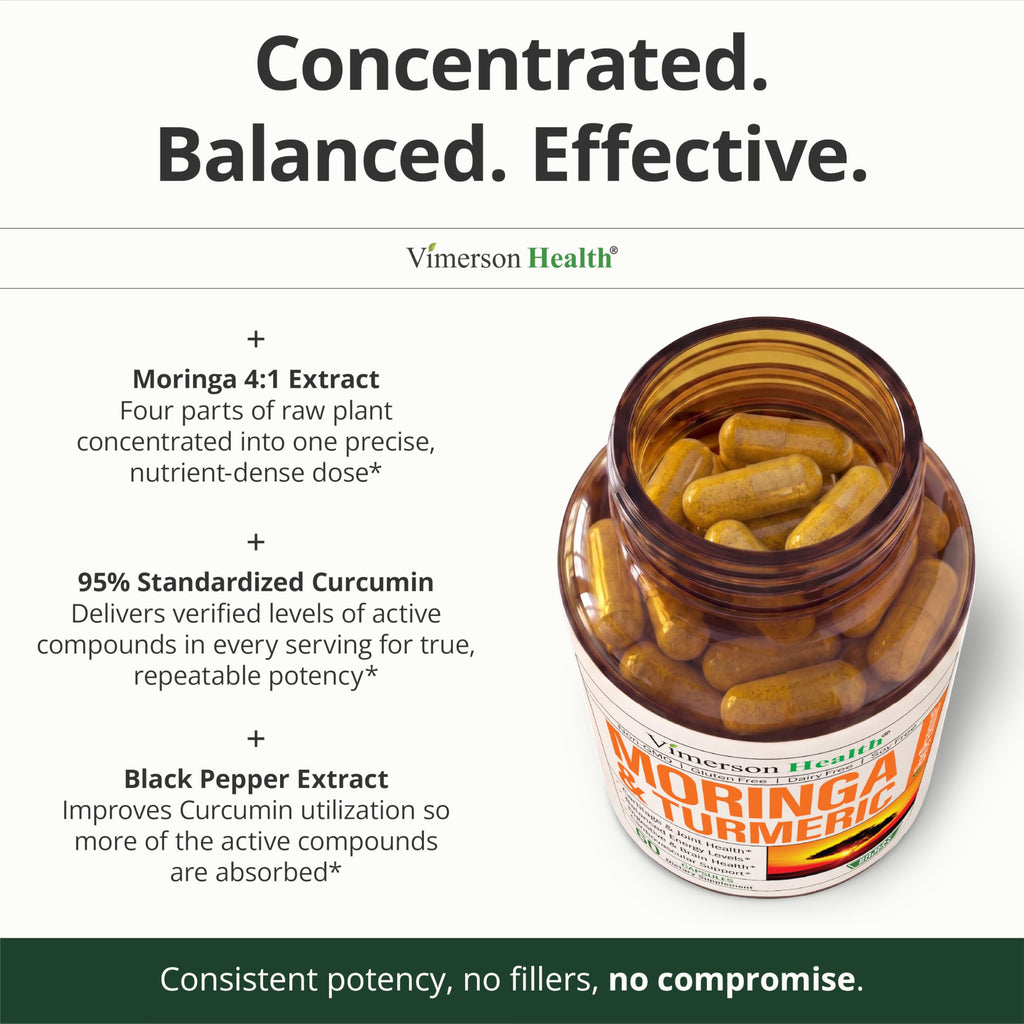 Turmeric and moringa for inflammation