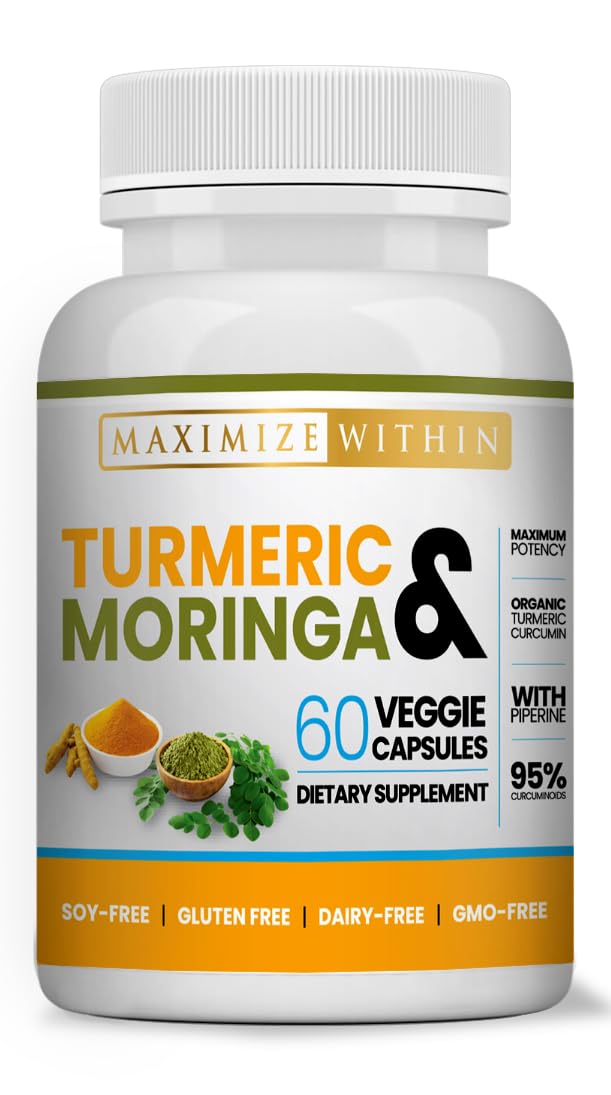 Turmeric and Moringa veggie capsules