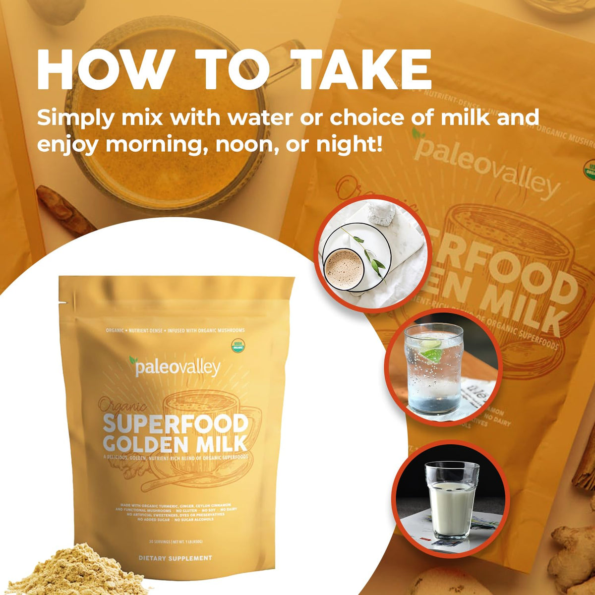 turmeric and mushroom health boost