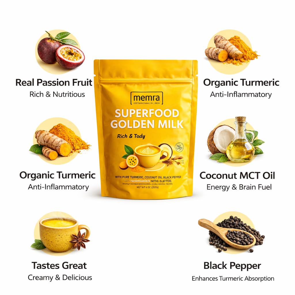 Turmeric and passion fruit blend